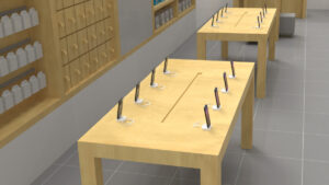 affordable anti-theft security display stand for phone shop - Tocvue